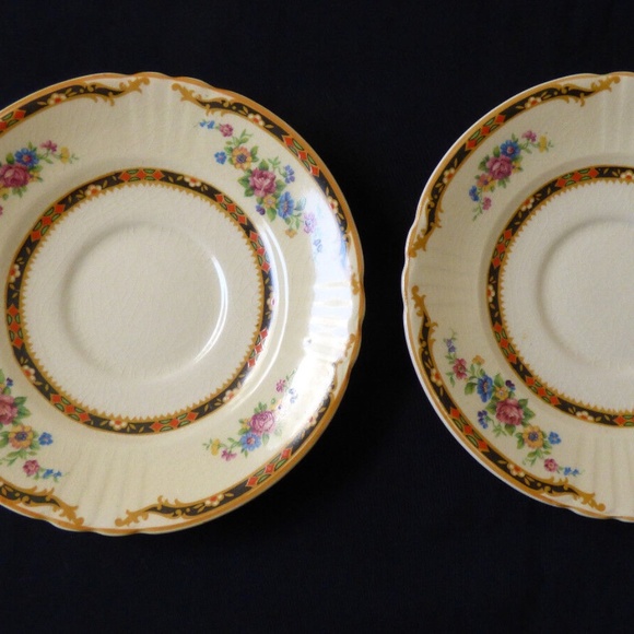 Myott | Dining | Vtg Set Of 2 Myott Staffordshire England Saucers ...